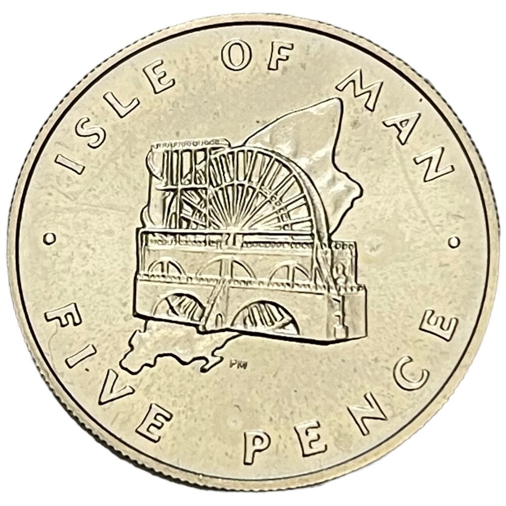 Остров Мэн 5 пенсов 1978 г. (Ag)
