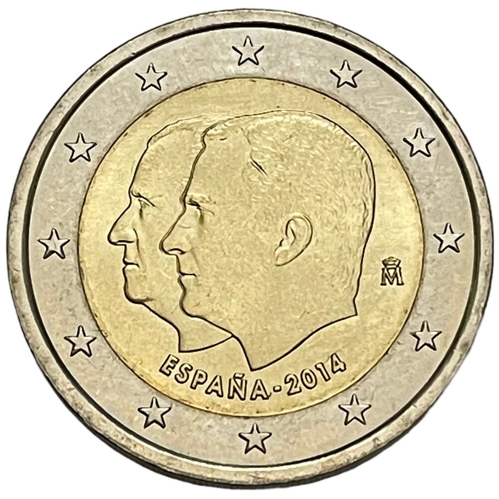 Испания 2 евро 2014 г. (Король Филипп VI)