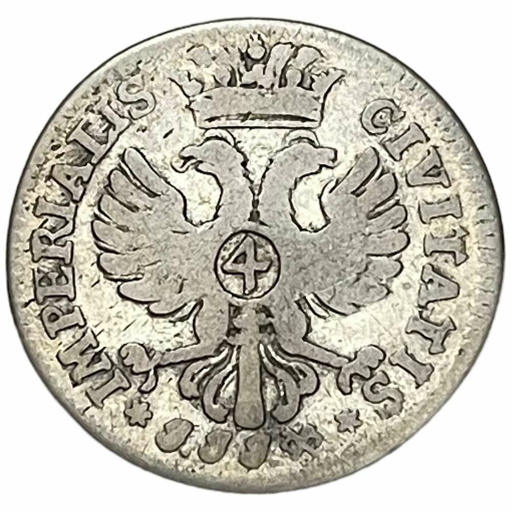 Германия, Любек 4 шиллинга 1727 г.
