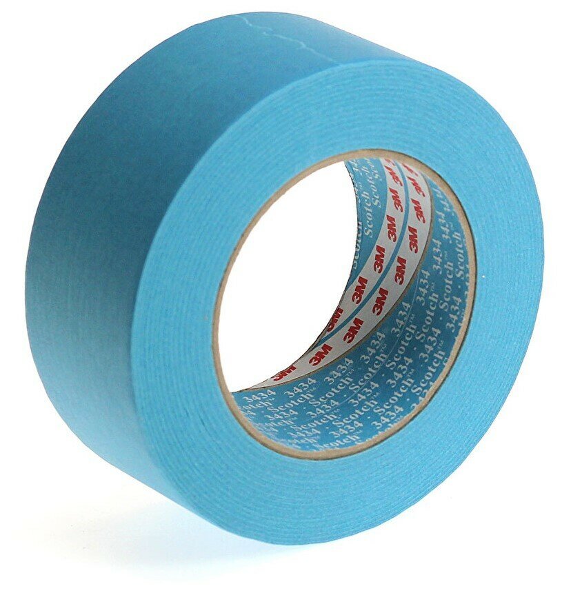 Водостойкая малярная лента (малярный скотч) 3M™ Scotch™ 3434 арт. 07899 ( 110 градусов ) 48 мм x 50 м, 2 шт.
