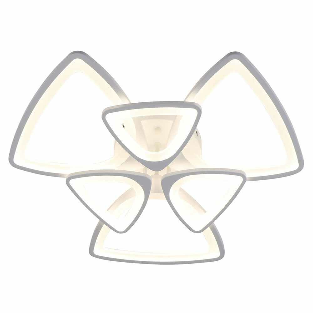 Люстра потолочная Schaffner Пелигрозо 180 Вт LED белый с пультом ДУ