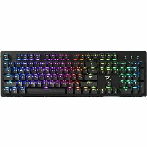 Клавиатура Zet Gaming Blade 2 черный, механическая, проводная, RGB, PBT ...