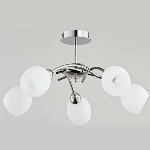 Люстра AURA 9418-5 CR+WT