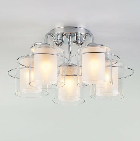 Люстра AURA 9629-5 CR+WT