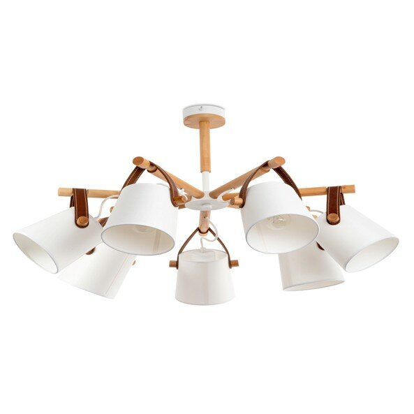 Люстра AURA S1938-7 WT+BR+WT