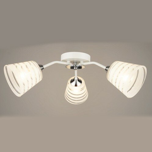 Люстра AURA 8238/3 CR+WT