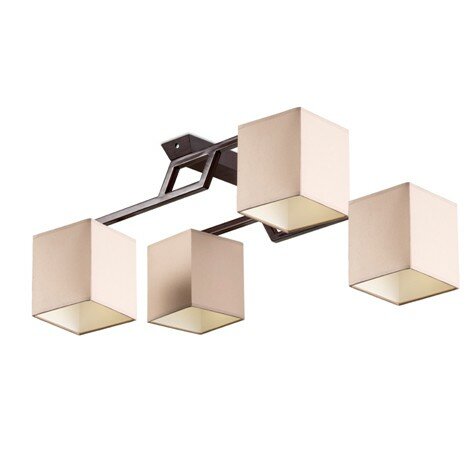 Люстра AURA S1906-4 BR+WT