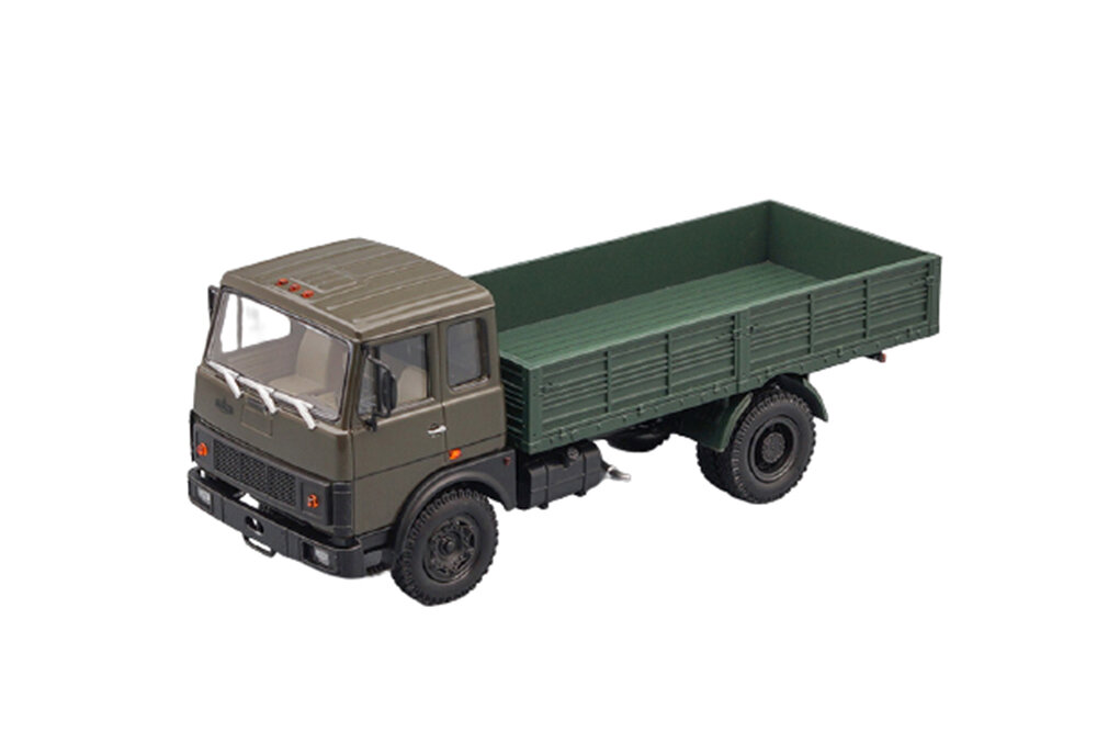 Модель коллекционная НАШ автопром Минский 5337 бортовой 1987-1994, хаки/зелёный