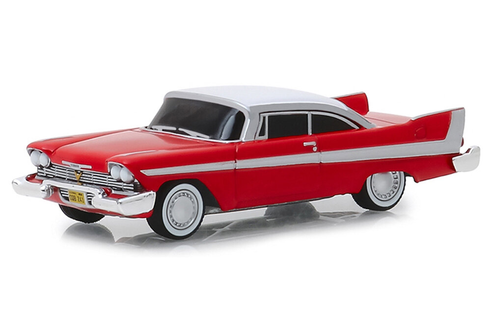 Модель коллекционная GREENLIGHT Plymouth fury 1958 evil version (из к/ф "кристина" 1983) (длина модели 6-10 см)