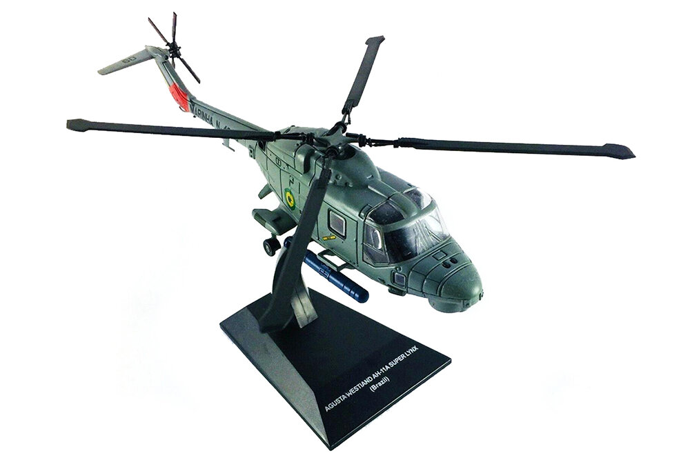 Модель коллекционная ALTAYA Вертолет agusta westland AH-11A super linx brazil