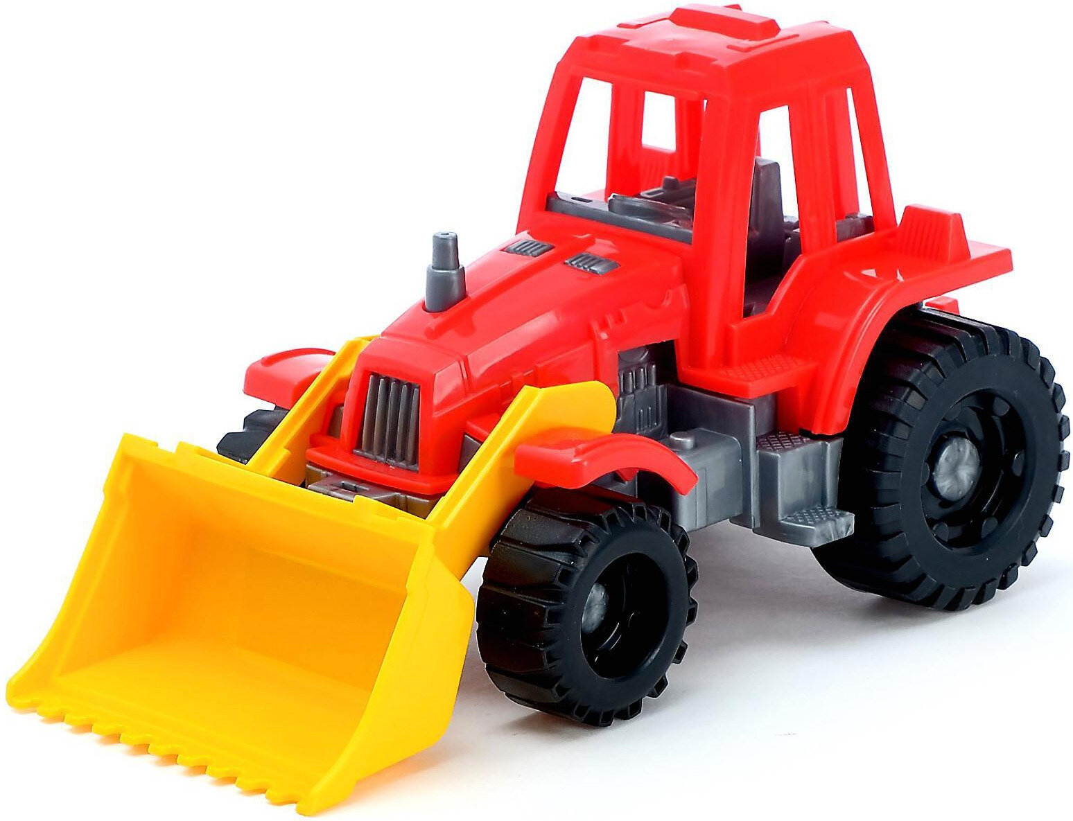 Пластиковая модель Трактор "Ижора", с грейдером, для детей, игрушка для песочницы и дома