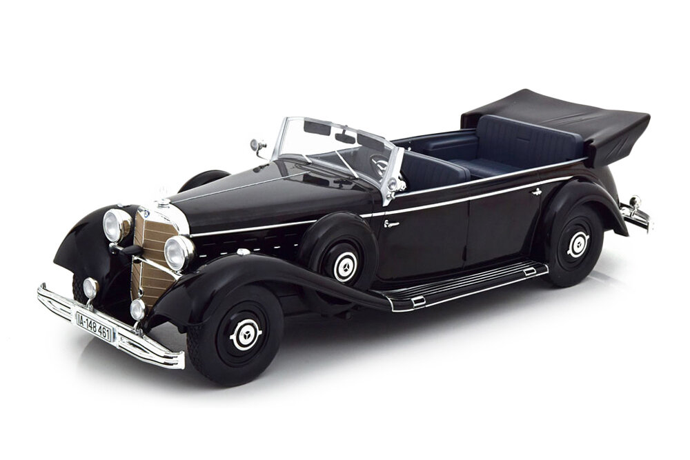 Модель коллекционная MCG Mercedes-benz 770 (W150) convertible 1938 black / мерседес 770