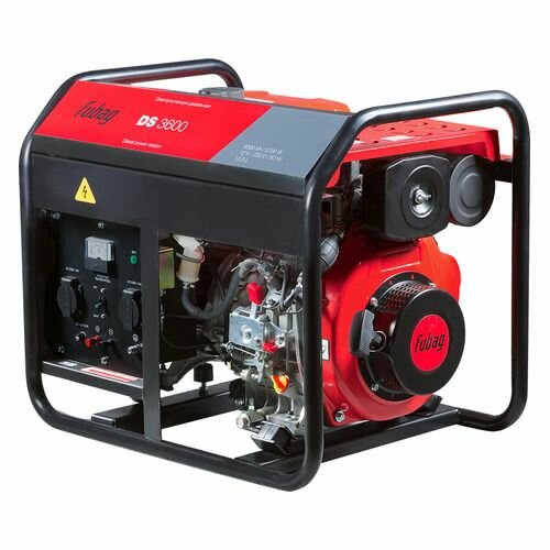 Дизельный генератор FUBAG DS 3600, 220/12 В, 3кВт [641696]