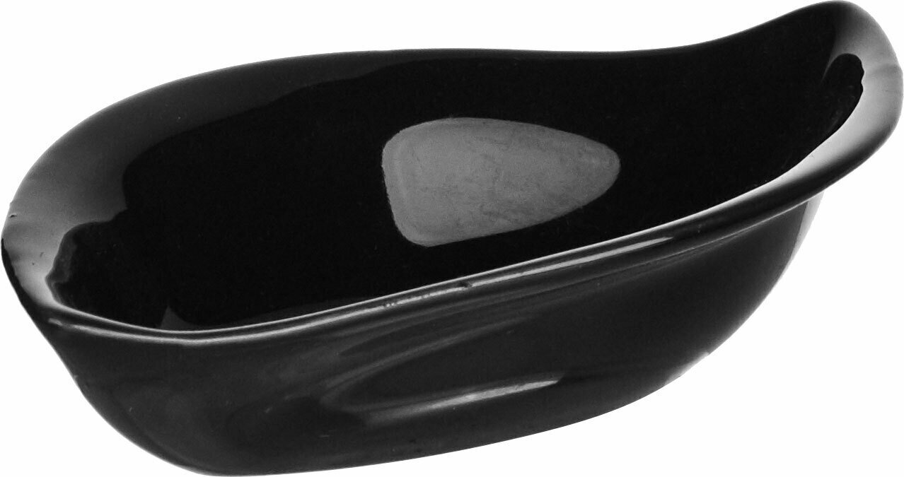 Салатник Kunstwerk Паула 58мл, 135х75х20мм, фарфор, черный