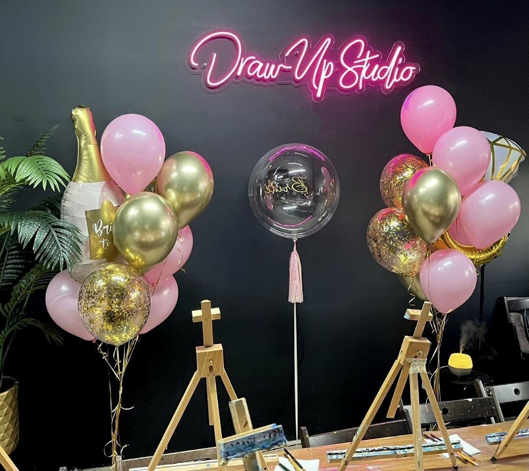 Гелиевые шары на девичник