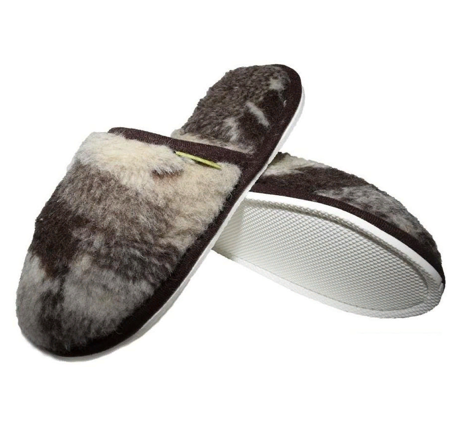 Тапочки Тапочки из овечьей шерсти Гармония Лоскуток