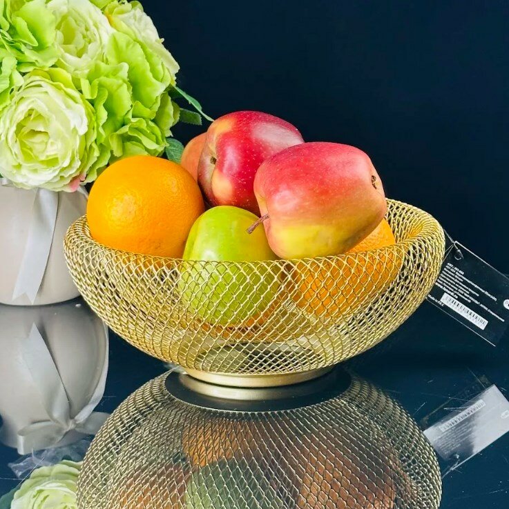 Фруктовница/конфетница 25см Металл 401-054 118-401-054