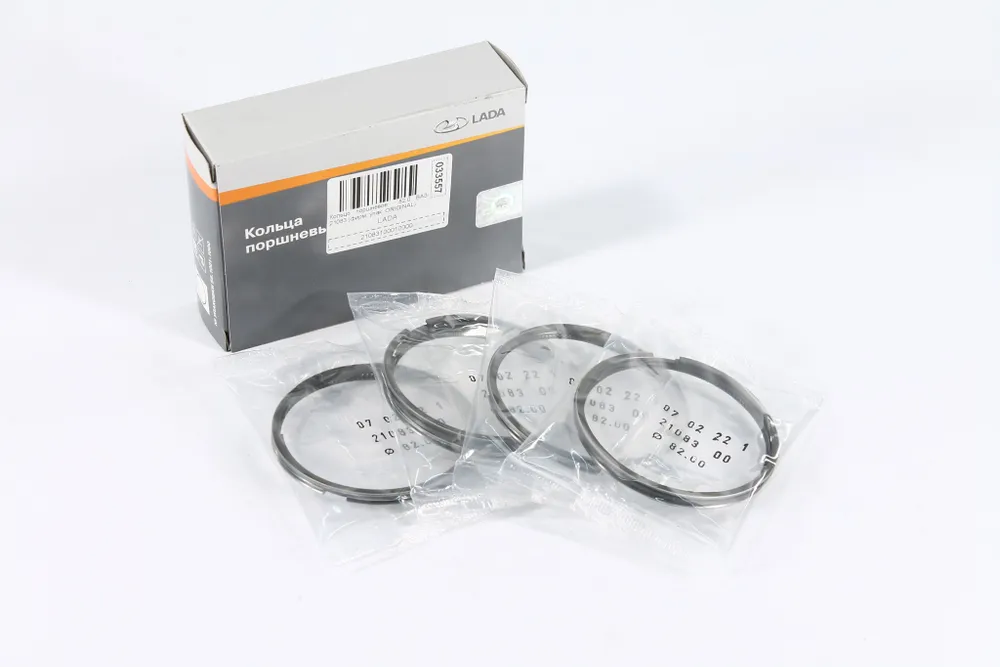 Кольца поршневые LADA 21083100010000 для двигателя ВАЗ 21083, диаметр 82мм, комплект