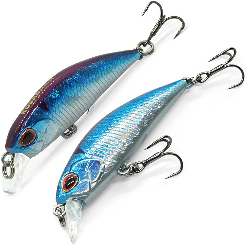Воблер Kosadaka JAX Minnow xs 45F плав, 45мм, 2.4г, 0.1-0.4м цвет BLU