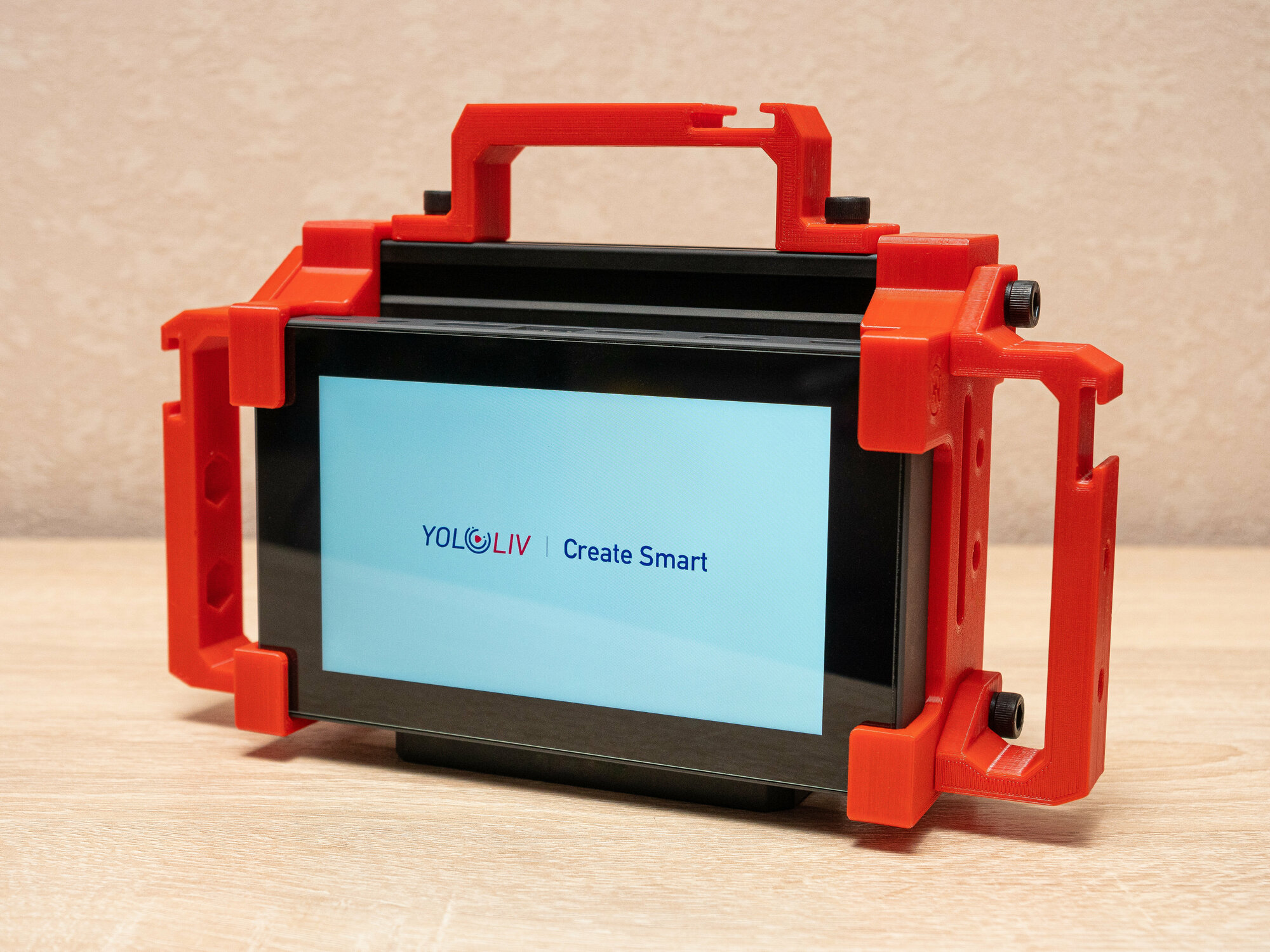 Клетка YoloCage Mini для стрим студии YoloBox Mini, красная