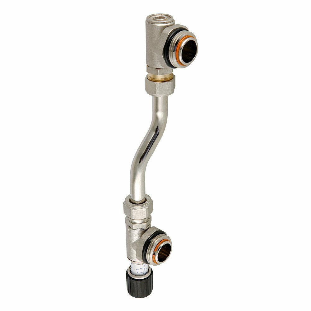 Байпас коллекторный VALTEC тупиковый, 200мм, с перепускным клапаном VT.0666.0