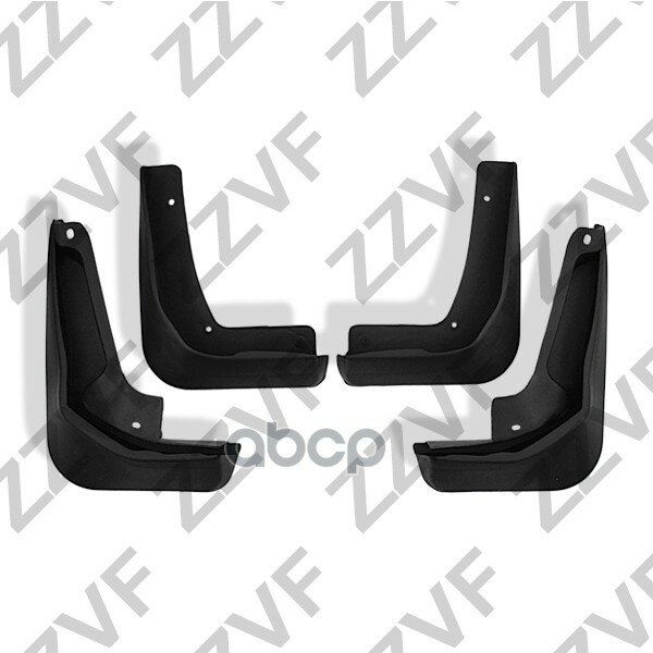 Брызговики хетчбэк (комплект - 4 шт.) FORD FOCUS III 2011-. FORD ZZVF арт. ZVXY-FCS6-012