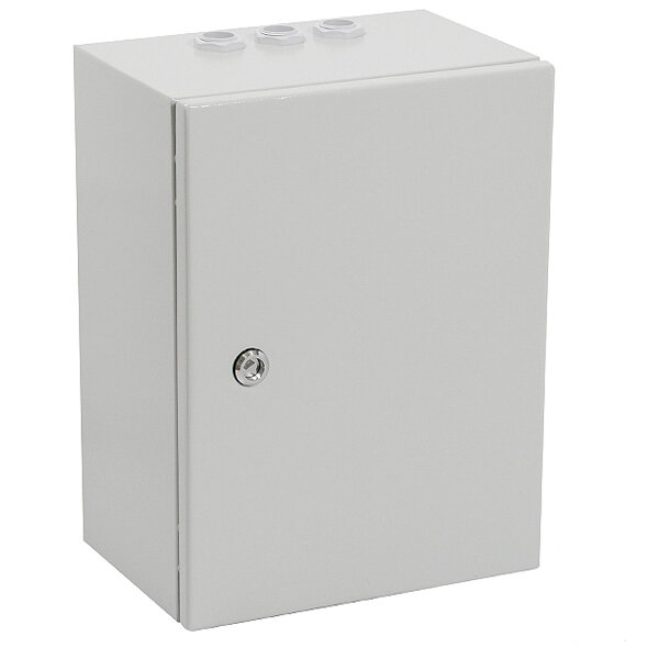 Шкаф IP65 400х300х210мм светло-серый с монтажной платой 6-005 элма ЩН342