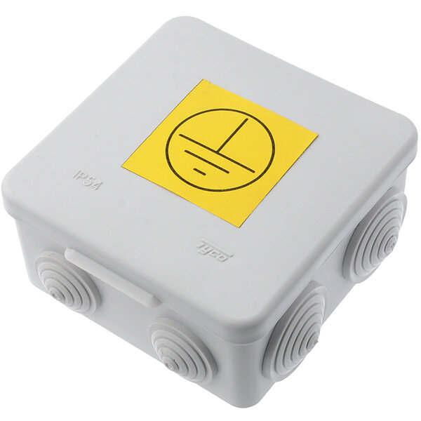 Коробка уравнивания потенциалов 100х100х50мм для откр. устан. шина 8 заж-ов 100А (2 шт. в комплекте)