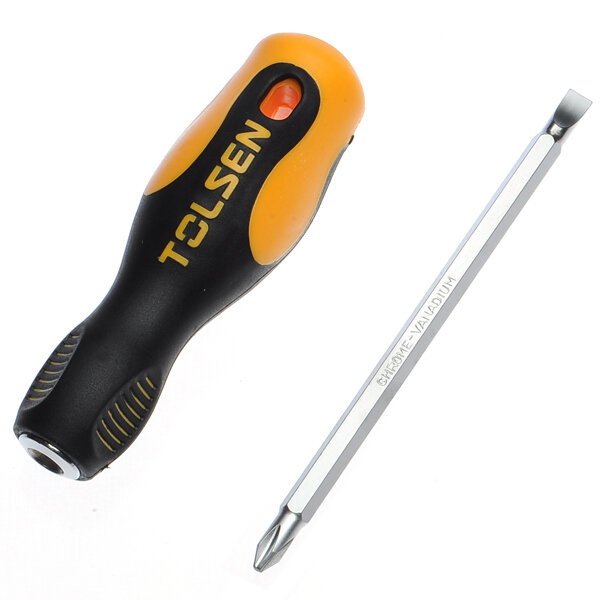 Отвертка комбинированная PH2, SL6 135мм CrV Tolsen 20042 (2 шт. в комплекте)