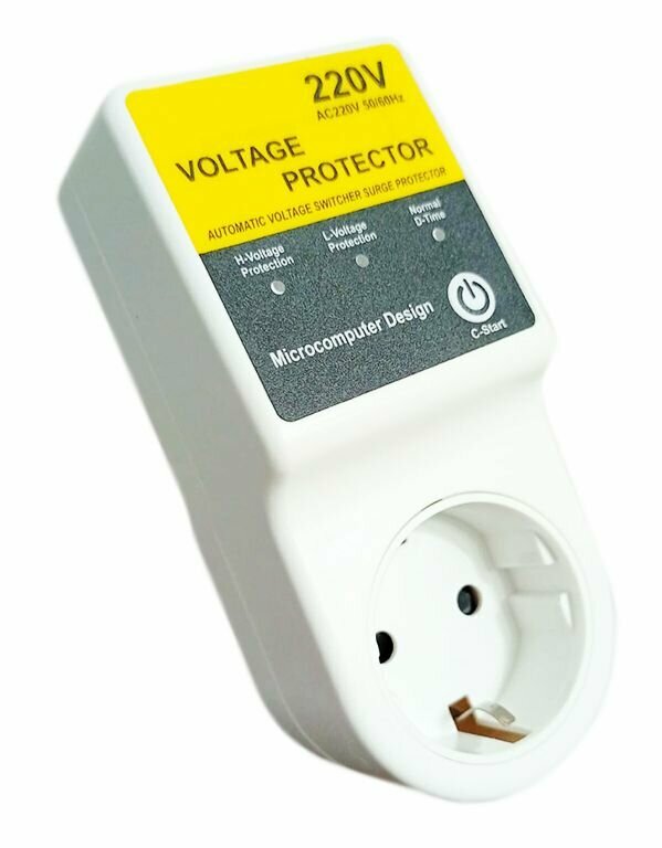 Реле контроля напряжения-розетка , адаптер защиты напряжения VP2166