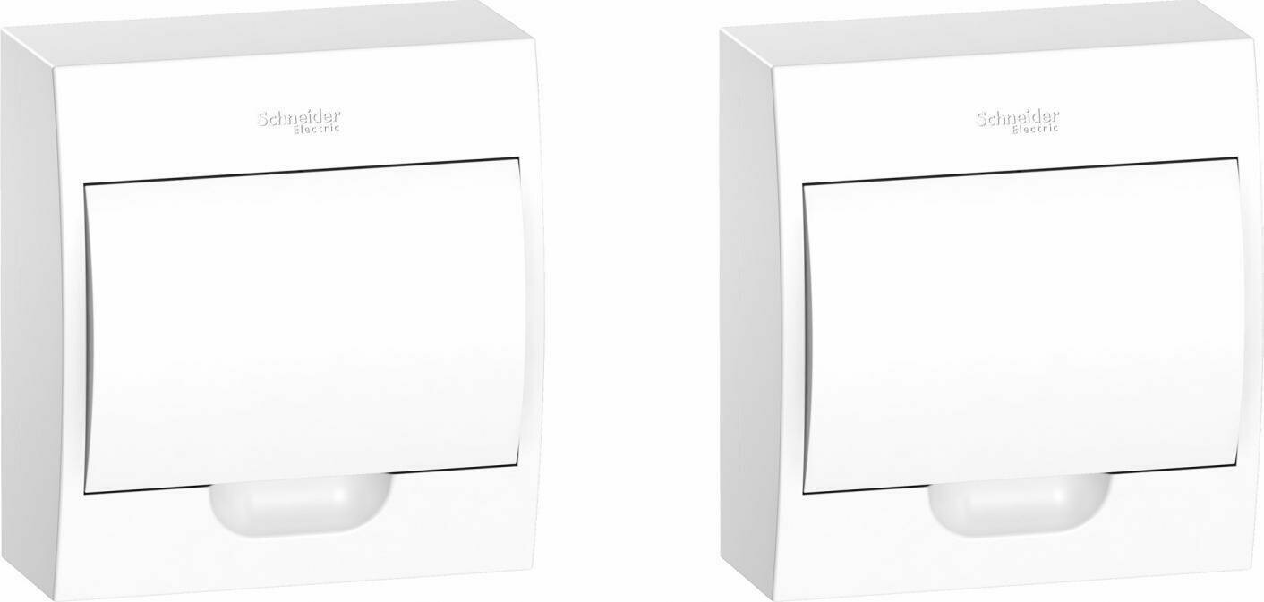 Щит навесной Systeme Electric Easy9 8 модулей белая дверца IP40 (комплект из 2 шт)