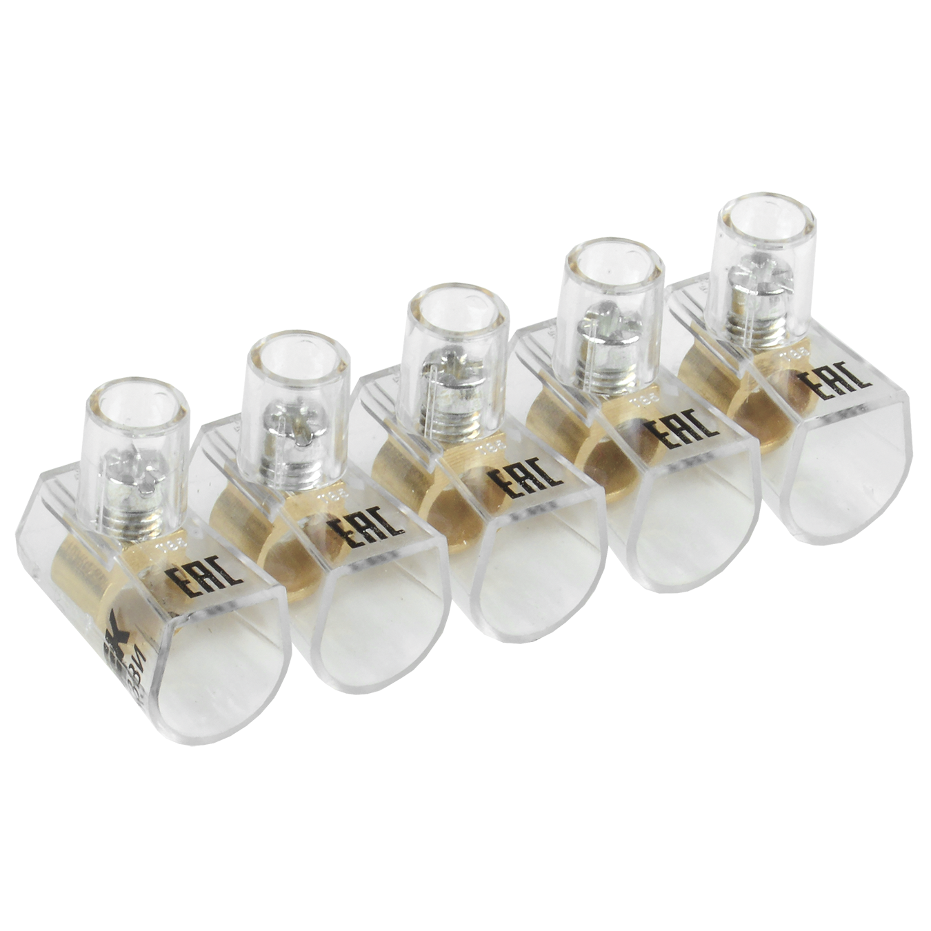 Зажим винтовой концевой изолированный кзви 10 мм2 (5x1), IEK UZVK-10-5 (20 шт.)