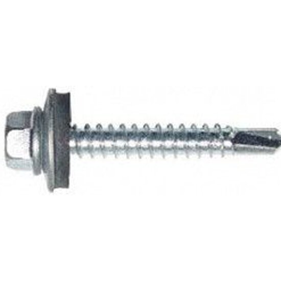 Кровельный саморез Befast с шайбой EPDM, 5.5*25, наконечник сверло, 3500 шт, SS55025