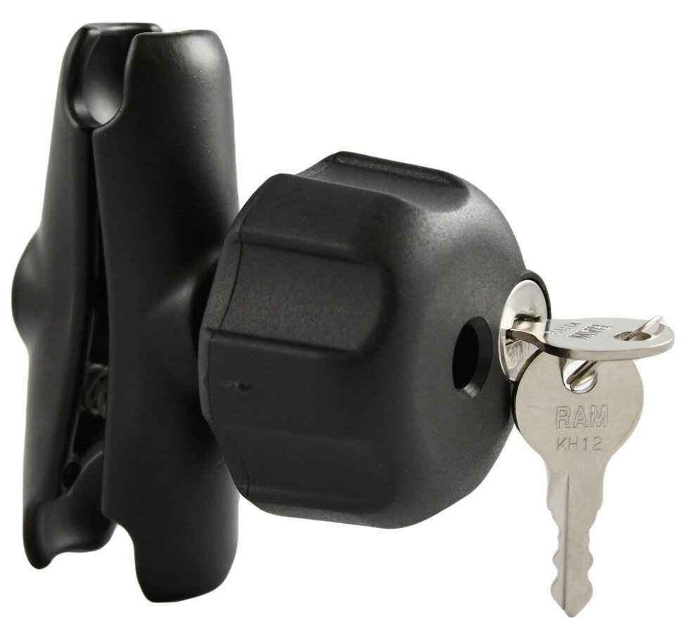 RAM-B-201LU Муфта RAM средняя 95 мм барашковая гайка замком и ключами для шаров 25 мм (1")