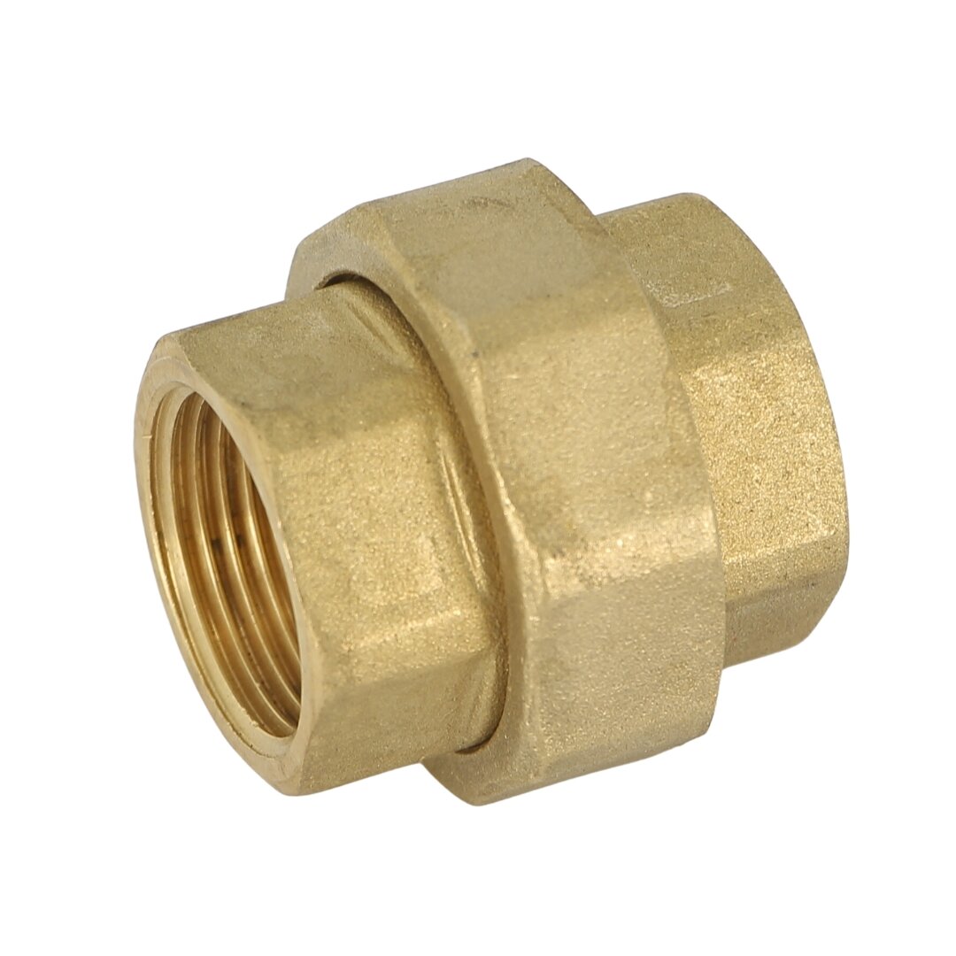 Американка 1" (ВР) с плоской прокладкой латунь UNI-FITT