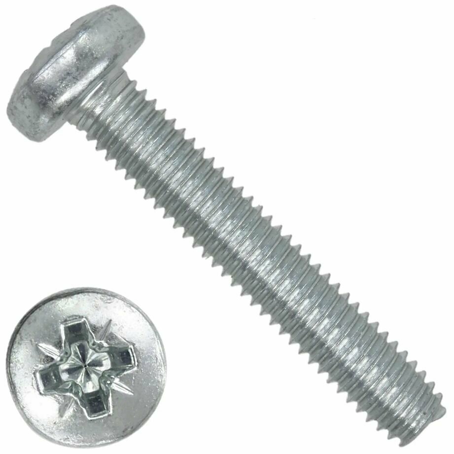 Винт М5х12 резьбонакатной (резьбовыдавливающий) с полукруглой головой DIN 7500C оцинкованный Sorrex OY (250 штук)