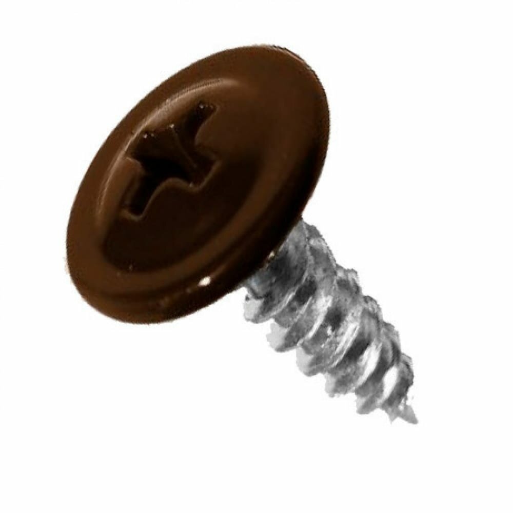 Саморез Tech-Krep/Zitar ШСММ 4,2х16 темно-коричневый KP RAL 8017 20 шт пакет 125488