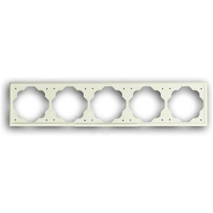 Рамка ABB Impuls 5-ая слон. кость