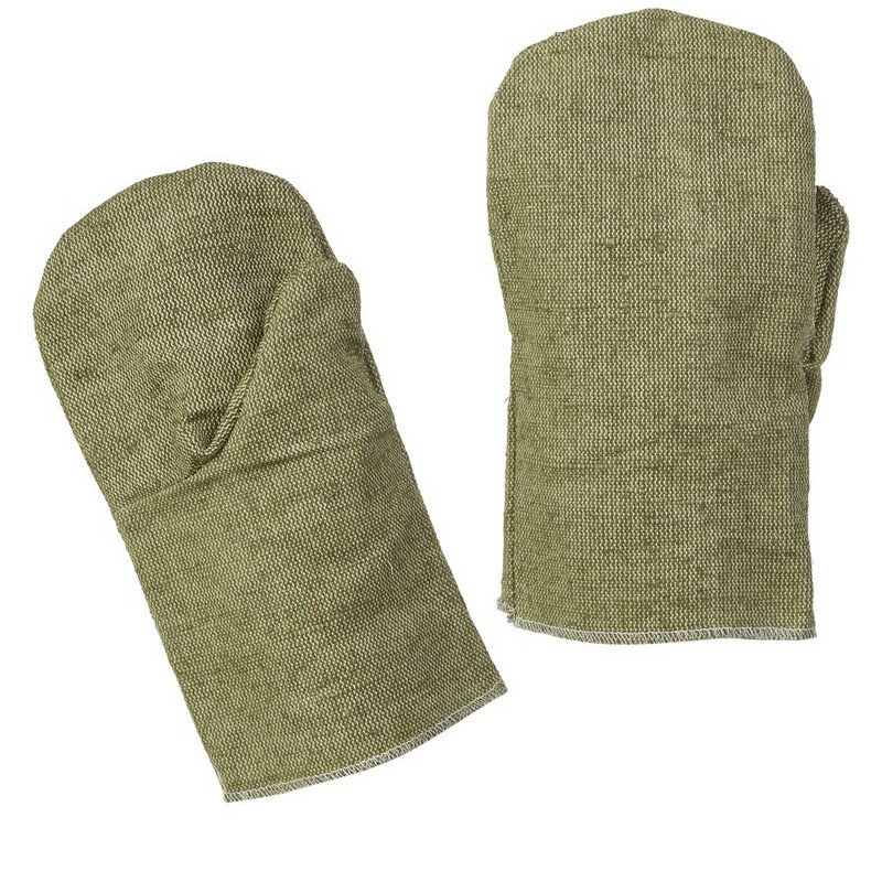 Рукавицы защитные КНР брезентовые, с наладонником брезентовым, 480 г м2, 10 пар (брезент+брезент)