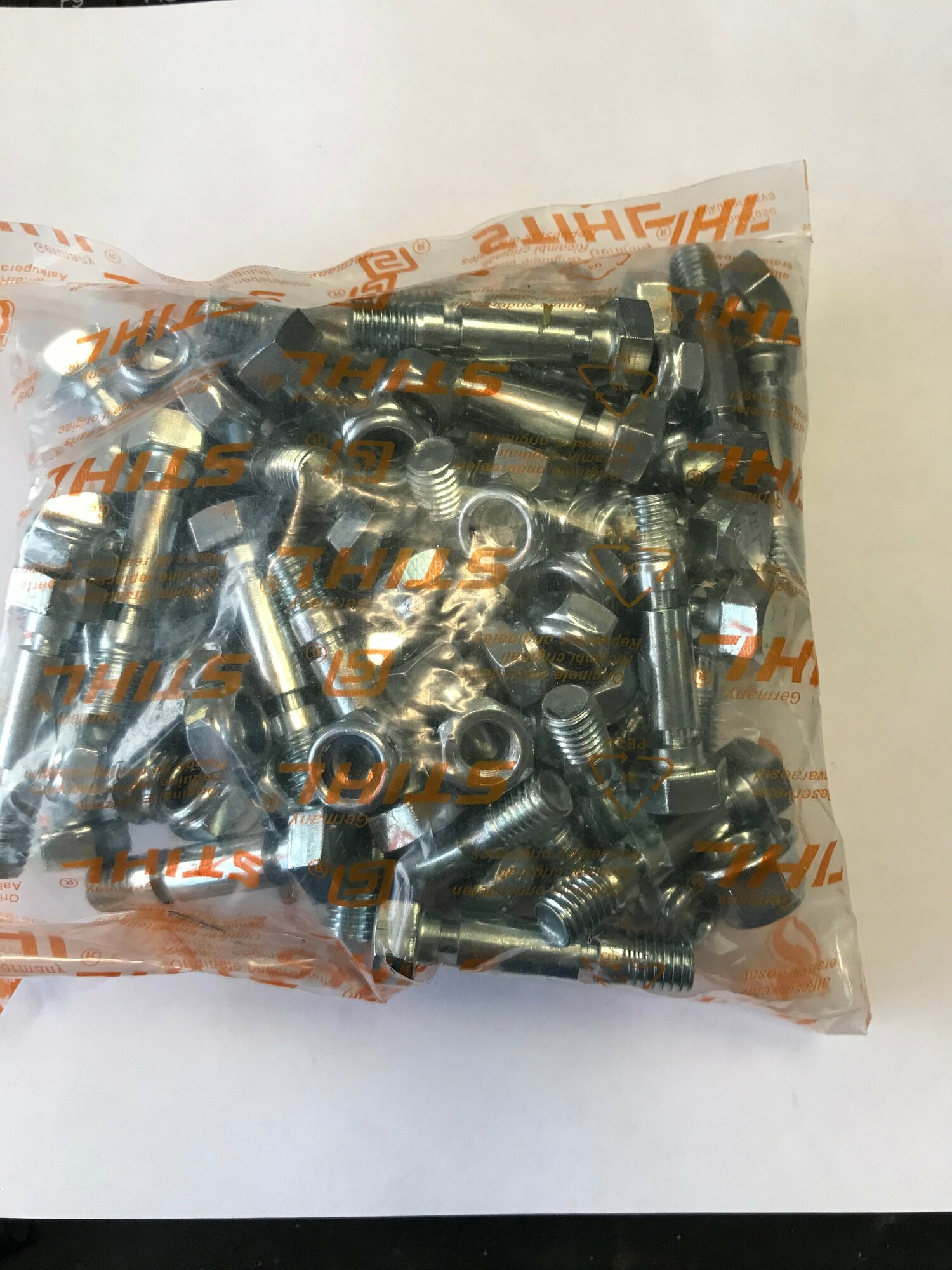 Болт срезной 8х38/44 мм, под гайку набор 40ШТ,