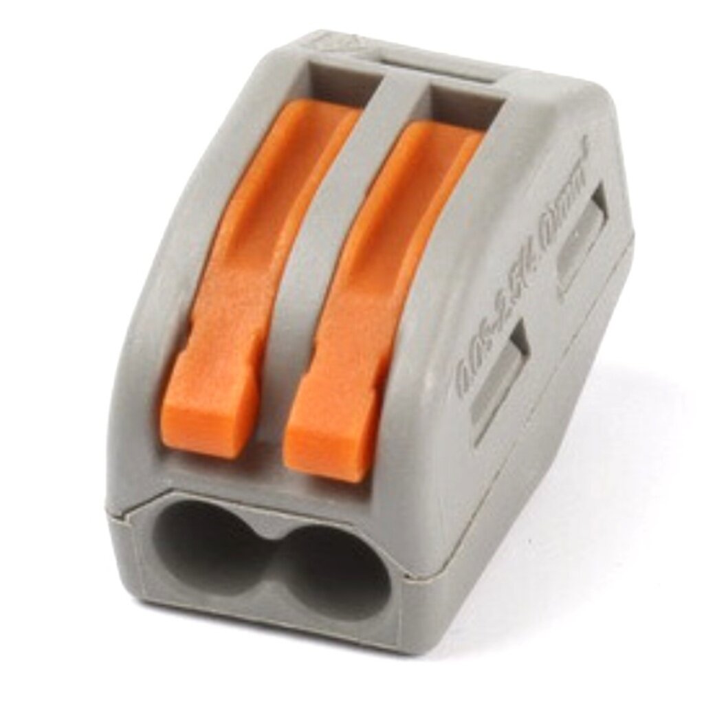 Клемма монтажная, 2 отверстия, с рычагами, Smartbuy, SBE-cwcc-2