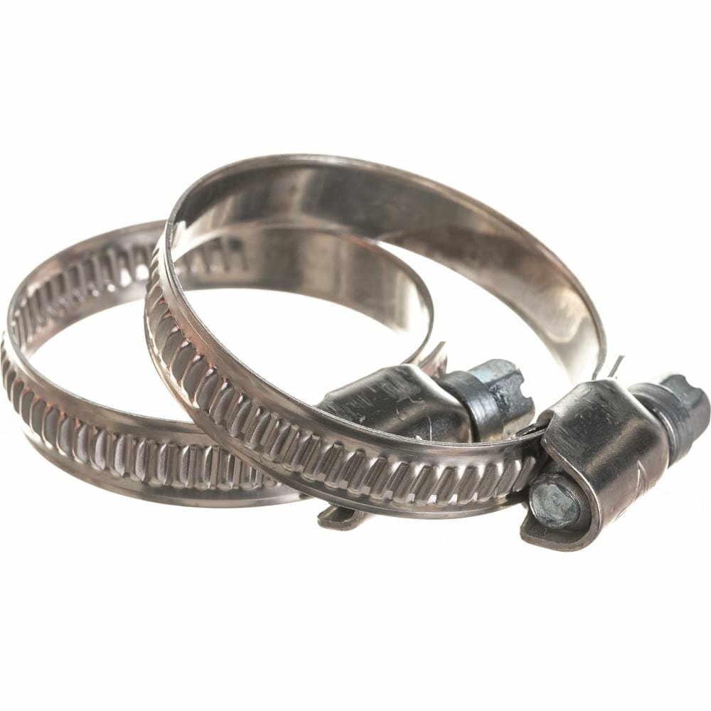Червячный хомут Госкреп нержавеющий 25-40 мм, 2 шт. 11-0013850