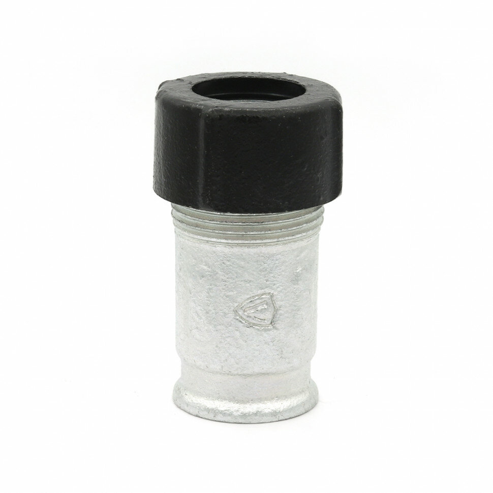 Муфта чугунная 1 1/4 внутр/резьба для соединения стальных и полимерных труб ViEiR