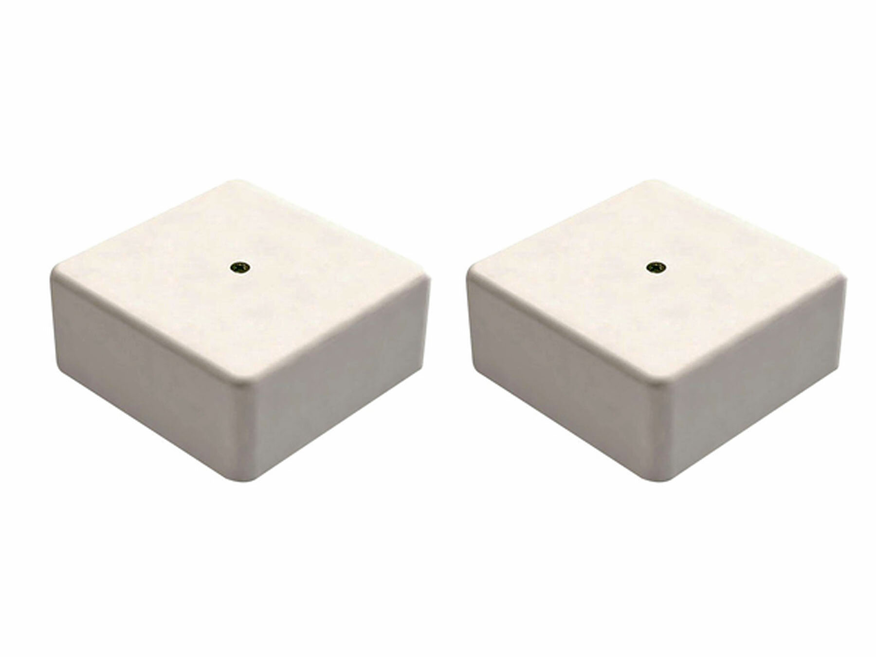 Коробка распределительная (GE41221-01) для кабель-каналов 100х100х44 мм 2 ввода белая IP40 с крышкой с саморезами (2 шт.)