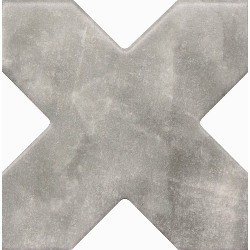 Напольная плитка Cevica (Кевика) Becolors Cross Grey 13,25x13,25 см, CV67370 (0.5 м2)