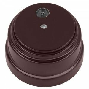 Розетка ретро ОУ TV (корп. ABS), шоколад ТР-5241