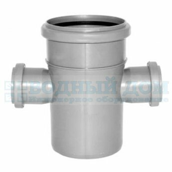 Крестовина канализационная 110х50х110х50 90гр (серая)