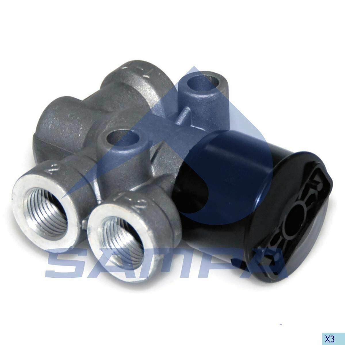 Клапан растормаживания прицепа SCHMITZ/Kogel/Fruehauf 093.208 SAMPA