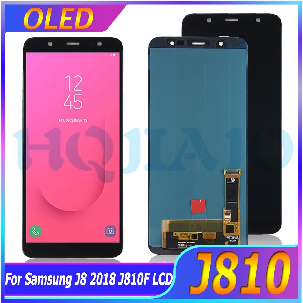 ЖК-дисплей OLED для Samsung J8 2018, J810, ЖК-дисплей, сенсорный экран, дигитайзер для Samsung J8 2018, J810, J810F, J810Y, сборка