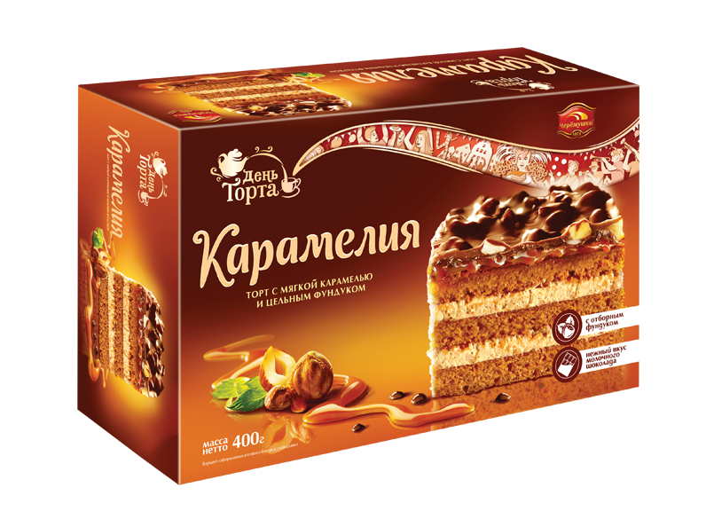 Торт Черемушки, Карамелия, 400 гр